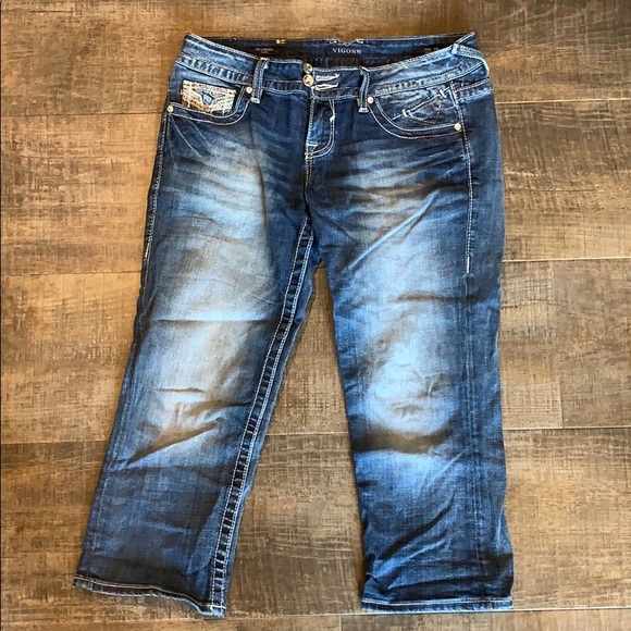 Vigoss | Jeans | Vigoss Capri Jeweled 78 | Poshmark